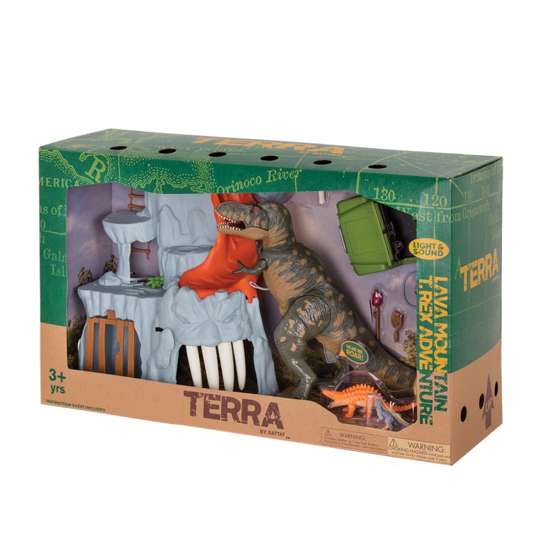 Lava Mountain, T. Rex Adventure – Terra by Battat