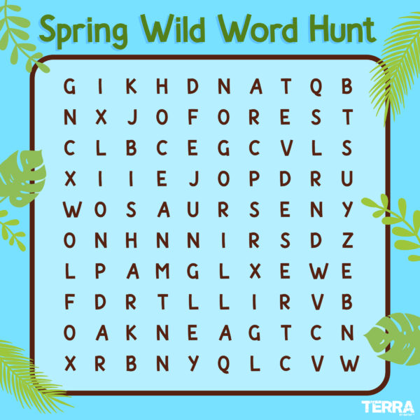 Spring-spirational Word Search | Terra by Battat